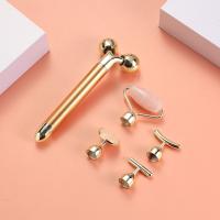 China 6-in-1 Electric Rose Quartz Face Roller for sale