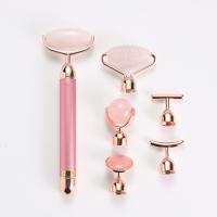 China 6-in-1 Electric Rose Quartz Face Roller for sale