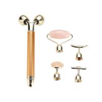 China 6-in-1 Electric Rose Quartz Face Roller for sale