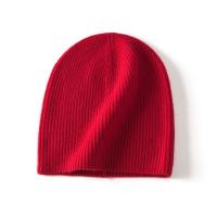 China Casual 100% pure cashmere knitted woolen hat for sale