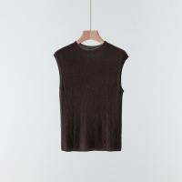 China Casual 100% Wool Women’s Sleeveless Tops for sale