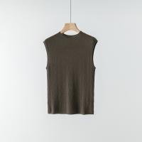 China Casual 100% Wool Women’s Sleeveless Tops for sale