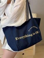 China Casual canvas commuter tote bag for sale