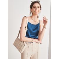 China Casual silk satin spaghetti strap camisole top for sale