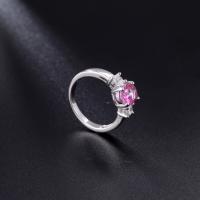 China Classic Oval Natural Garnet Ring for sale