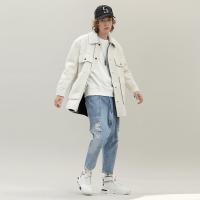 China Customized premium single-breasted winter jacket for sale