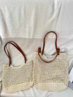 China Handwoven Cotton Crochet Summer Tote Bag for sale