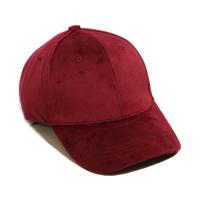 China High Quality Custom Curved Brim Suede Baseball Cap With Custom logo for sale