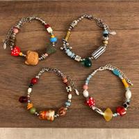 China High-End Niche Vintage Natural Stone Beaded Stacking Bracelet for sale