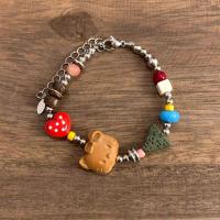 China High-End Niche Vintage Natural Stone Beaded Stacking Bracelet for sale