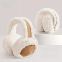 China Ladies Fluffy Faux Rabbit Fur Ear Muffs for sale
