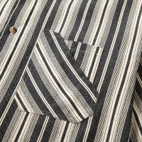 China Men’s Spring and Autumn Casual High-End Shirt Jacket Vertical Striped Long Sleeved GZHK-2636 for sale