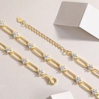 China Moissanite Stone Link Chain for sale