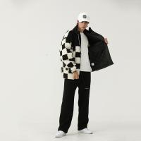 China OEM new checkerboard design warm jacket for sale