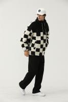 China OEM new checkerboard design warm jacket for sale