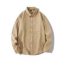 China OEM ODM Service Custom Logo Casual Cotton Men Long Sleeve Shirt GZHK-3088 for sale