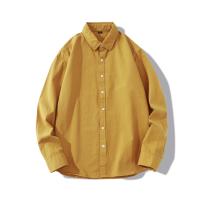 China OEM ODM Service Custom Logo Casual Cotton Men Long Sleeve Shirt GZHK-3088 for sale