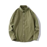 China OEM ODM Service Custom Logo Casual Cotton Men Long Sleeve Shirt GZHK-3088 for sale