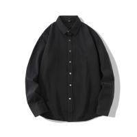 China OEM ODM Service Custom Logo Casual Cotton Men Long Sleeve Shirt GZHK-3088 for sale
