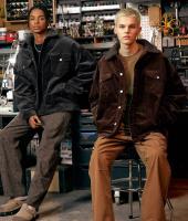 China Oversized Corduroy Collar Neck Fleece Blouson jacket for sale