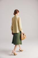 China Premium elegant Long Sleeved Mulberry Silk Shirt for sale