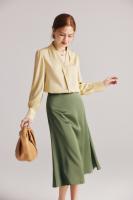 China Premium elegant Long Sleeved Mulberry Silk Shirt for sale