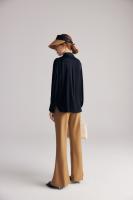 China Premium elegant Long Sleeved Mulberry Silk Shirt for sale