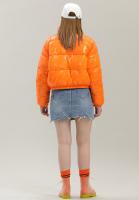 China Premium quality European zipper women’s short jacket for sale