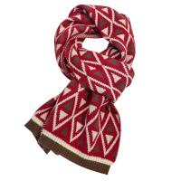 China Premium Thick Knit Wool Winter Scarf – Warm Christmas Wrap for Women & Men, Nordic Style for sale