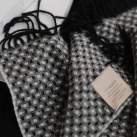 China Premium Thick Knit Wool Winter Scarf – Warm Christmas Wrap for Women & Men, Nordic Style for sale