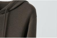 China Premium Wool Hooded Long Sleeves Sweater for sale