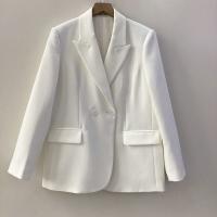 China Professional Slim-Fit Blazer – Long Versatile Commuter Jacket with Suit Collar for sale