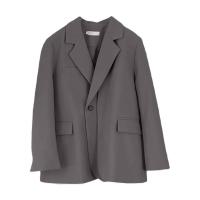 China Professional Slim-Fit Blazer – Long Versatile Commuter Jacket with Suit Collar for sale