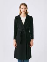 China pure cashmere long belted coat for sale