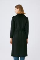 China pure cashmere long belted coat for sale