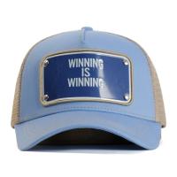 China Trendy Brand Mesh Trucker Cap with Breathable Mesh and Curved Brim for sale