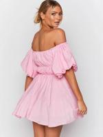 China Women’s bubble sleeves summer mini dresses for sale