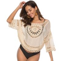 China Women’s cover up crochet hollow out swimsuit for sale