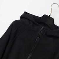 China Women’s Hooded Half-Zip Velvet Sweatshirt for sale
