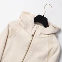 China Women’s Hooded Half-Zip Velvet Sweatshirt for sale