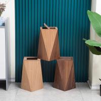 China Eco-Friendly Nordic Wooden Trash Can with Inner Bucket for sale