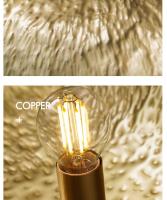 China Nordic Lotus Leaf Inspired Gold Copper Chandelier – Modern Pendant Light for sale