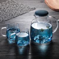 China Premium Borosilicate Glass Water Kettle with silicone Lid for sale