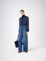 China Wide leg loose non-elastic mopping jeans pants for sale