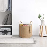 China Woven Rope Storage Basket – Foldable, Decorative, and Multi-Functional for sale