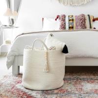 China Woven Rope Storage Basket – Foldable, Decorative, and Multi-Functional for sale