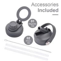 China Premium Outdoor Vacuum Flask with Magnetic Phone Holder for sale