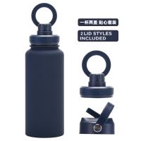 China Premium Outdoor Vacuum Flask with Magnetic Phone Holder for sale