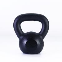 China Cast iron sprayed kettlebell training fitness equipment for men and women for sale