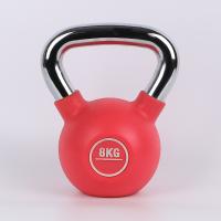 China Cast iron sprayed kettlebell training fitness equipment for men and women for sale